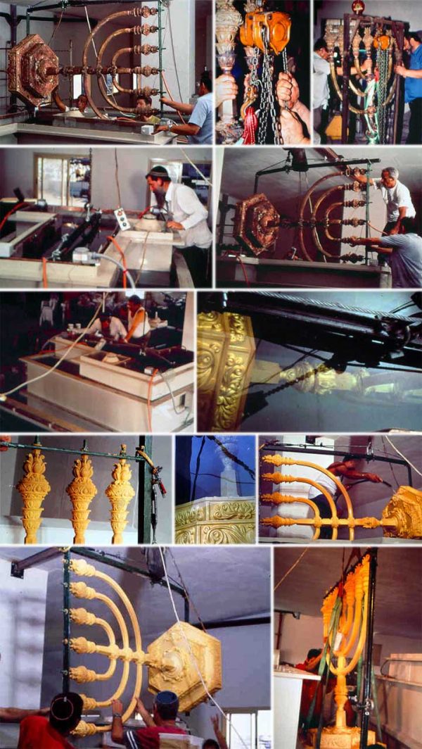 History of the Holy Temple Menorah - Temple Institute